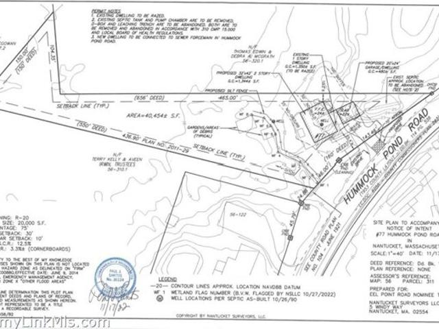 Hummock Pond Rd, Nantucket, Plot For Sale
