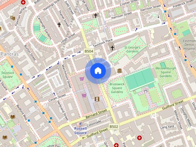 Hunter Street, Bloomsbury, London, WC1N