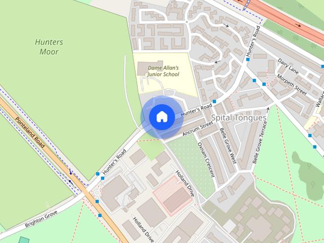 Hunters Road, Spital Tongues