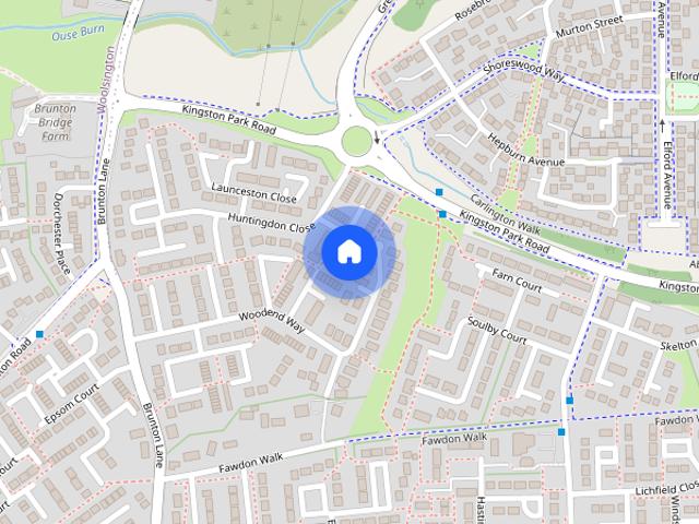 Huntingdon Close, Kingston Park, Newcastle upon Tyne, Tyne and Wear, NE3 2XS