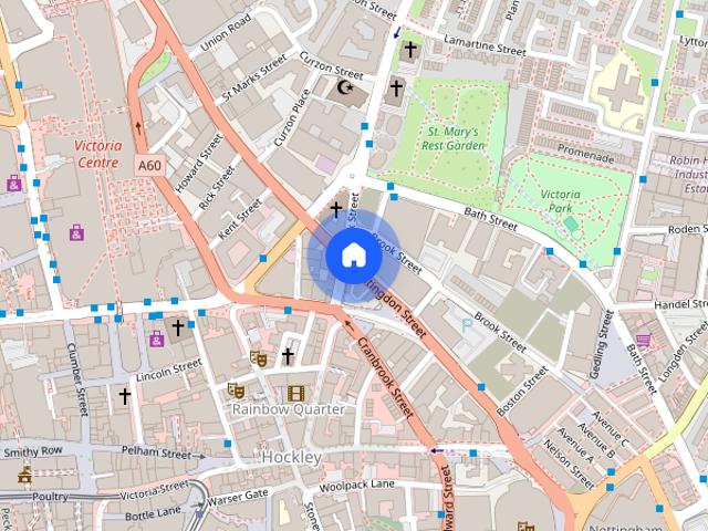 Huntingdon Street, Nottingham, Nottinghamshire, NG1