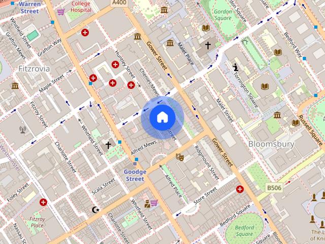 Huntley Street, London, WC1E 6AJ