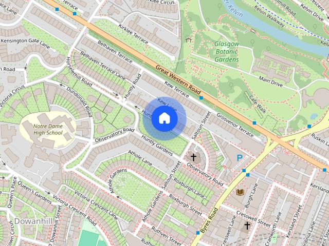 Huntly Gardens, Glasgow, G12