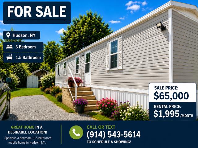 HUDSON NY MHC OWNERS LLC 3 Bedroom Apartment for Rent at 6604 Hill St, Hudson, NY 12534