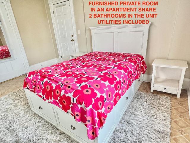 Huge FURNISHED PRIVATE ROOM bathrooms with all ut