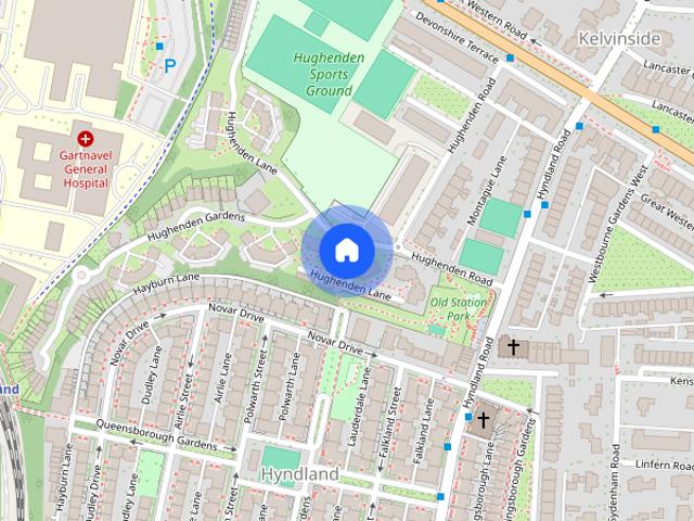 Hughenden Lane, Glasgow, G12