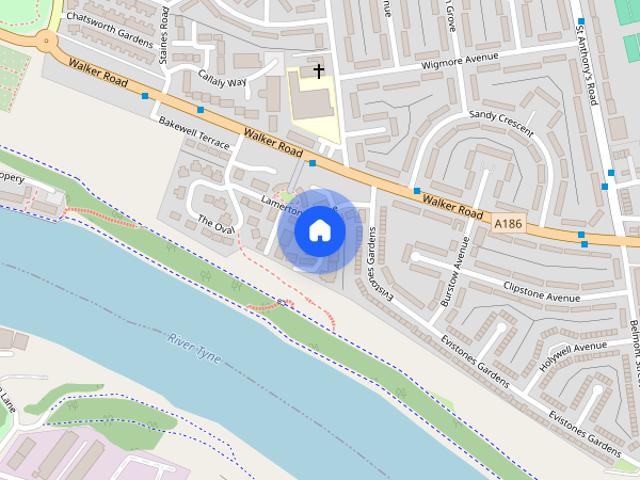 Hursley Walk, Hursley Walk NE6 3LS