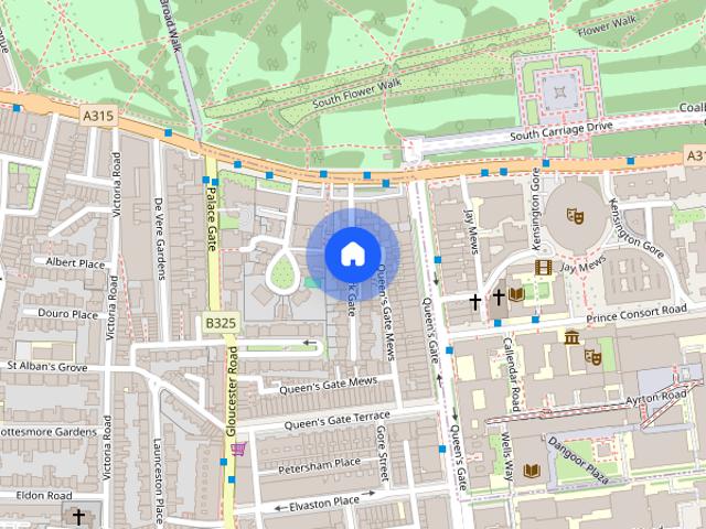 Hyde Park Gate, Kensington, London, SW7, United Kingdom