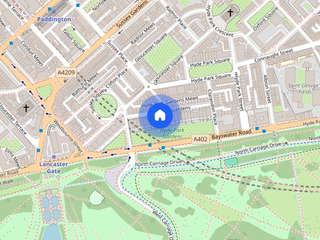 Hyde Park Gardens, London, W2