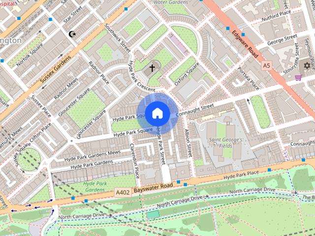 Hyde Park Square, Connaught Village, W2