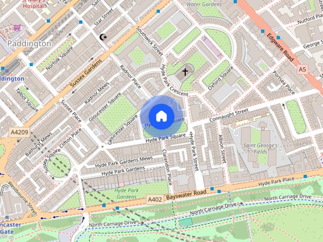 Hyde Park Square, Connaught Village, W2
