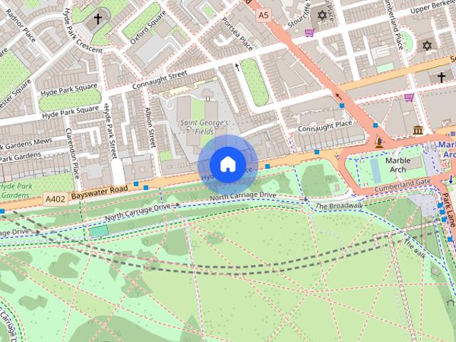 Hyde Park Place, Paddington, London, W2