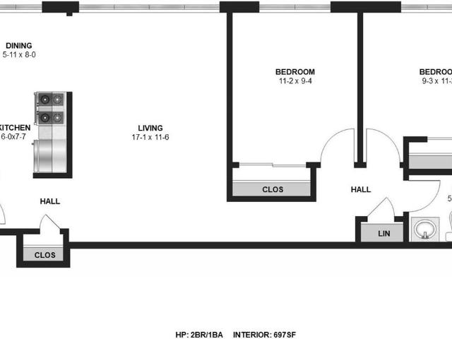Hyde Park – Where Comfort Meets Convenience 2 Bedroom Apartment for Rent at 5851 2nd St Ne, Fridley, MN 55432 Fridley