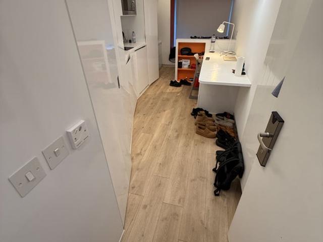 I live in a standard studio on the second floor