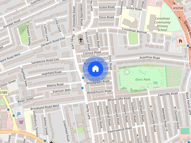 Ionic Road, Liverpool, Merseyside, L13