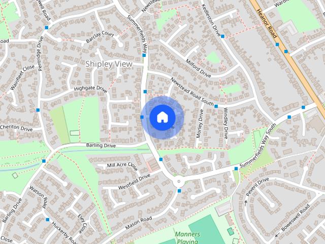 Ilford Close, Shipley View, Ilkeston, DE7