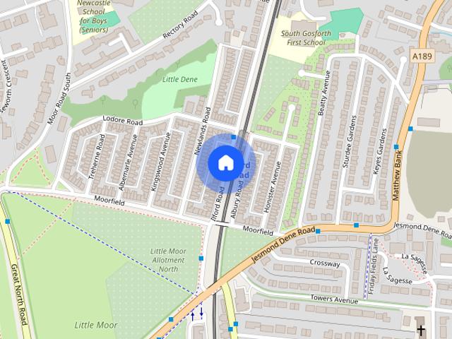 Ilford Road, Jesmond, Newcastle Upon Tyne