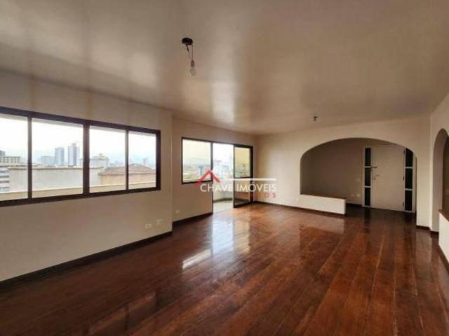 Apartamento em Boqueirão, Santos/SP de 163m² 3 quartos à venda por R$ 1.400.000,00 ou para locação R