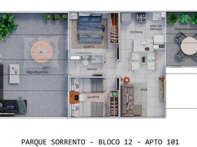 Apartamento em Centro, São José do Rio Preto/SP de 39m² 2 quartos à venda por R$ 227.990,00