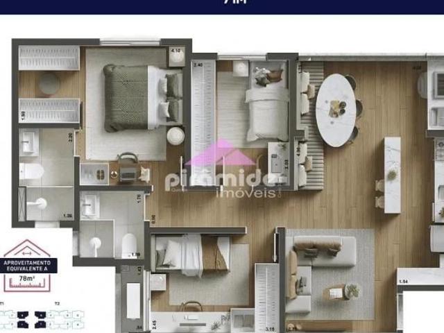 Apartamento à venda no Parque Industrial