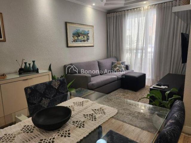 Apartamento em Mansões Santo Antônio, Campinas/SP de 70m² 3 quartos à venda por R$ 562.000,00