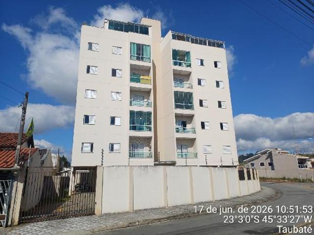 Imóvel com grande valor — Apartamento no Residencial D'napoli, Taubate SP, Apto 41, 2 quartos, 1 vaga, 73,51m² | Leilão