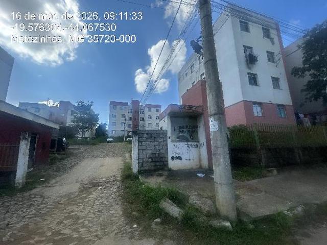 Imóvel com localização privilegiada — Apartamento no Sao Sebastiao, Matozinhos MG, Apto 302, 2 quartos, 44,24m² | Licitação Aberta
