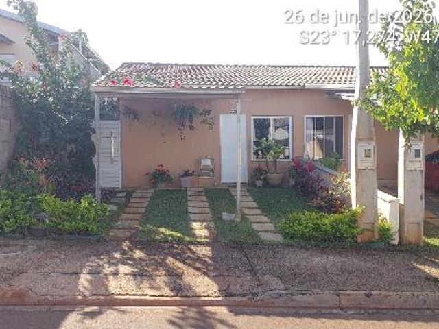 Imóvel com localização privilegiada — Casa no Flora Ville, Boituva SP, Nº 826, 2 quartos, 1 vaga, 140m² | Leilão