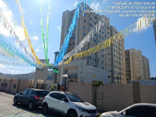 Imóvel com potencial de valorização — Apartamento no Joquei Clube, Juiz de Fora MG, Apto 501, 2 quartos, 68,34m² | Leilão