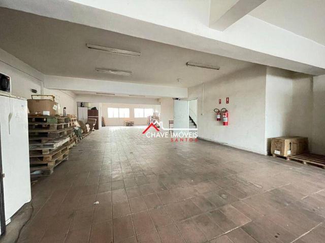 Imóvel Comercial em Paquetá, Santos/SP de 200m² para locação R$ 13.000,00/mes