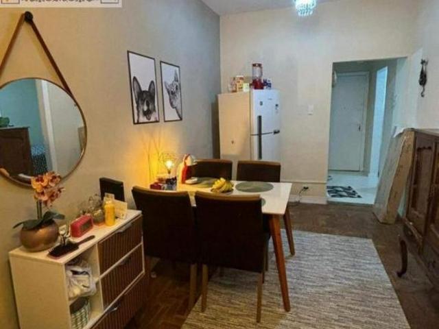 Imóvel à venda no Centro de São Vicente SP: Apartamento com 2 quartos, 1 sala e 51m² de área. Confir