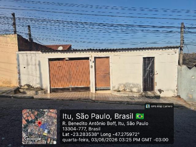 Imóvel bem localizado — Casa no Nucleo Habitacional Sao Judas Tadeu, Itu SP, Nº 72, 2 quartos, 2 vagas, 190m² | Leilão