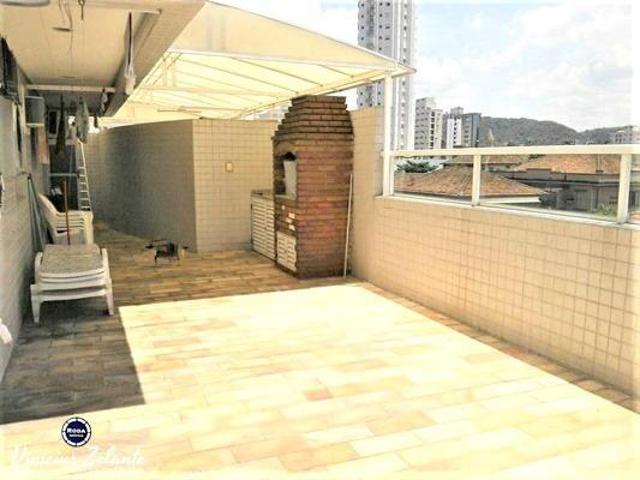 Imóvel de luxo no Gonzaga, Santos SP: 3 quartos, 2 suítes, 3 salas, 3 banheiros, 2 vagas de garagem