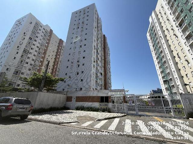 Imóvel em local estratégico — Apartamento no Ocian, Praia Grande SP, Apto 95, 2 quartos, 47,45m² | Licitação Aberta