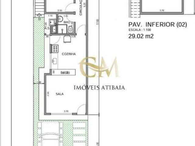 Imóvel na planta em Atibaia