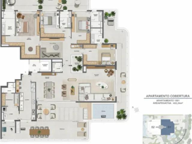Imóvel para venda possui 221 metros quadrados com 4 quartos em Barra da Tijuca Rio de Janeiro RJ