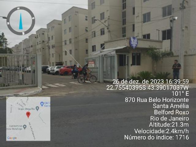 Imóvel para investir — Apartamento no Santa Amelia, Belford Roxo RJ, Apto 504, 2 quartos, 1 vaga, 43,29m² | Venda Online