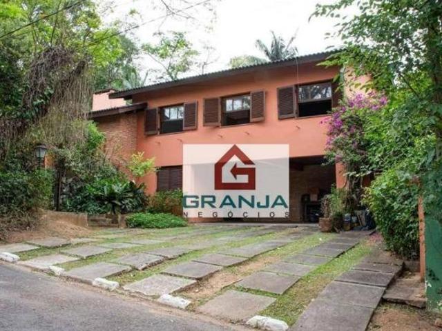 Imóvel Rústico com 4 dormitórios 1 suíte, piscina, jardim, anexo gourmet à venda, 417 m² por R$ 2