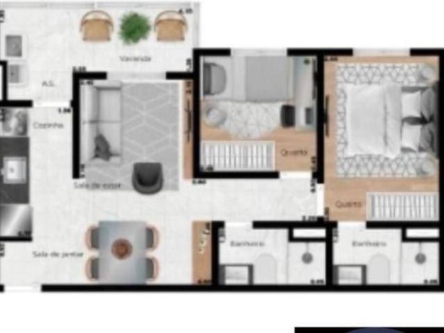 Imperdível oportunidade: Apartamento à venda em São Paulo SP, Chácara Belenzinho 2 quartos, 1 suít