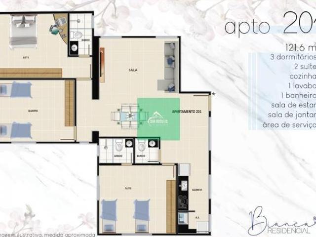 Imperdível! Apartamento à venda em Betim MG, bairro São João, 3 quartos, 1 suíte, 2 salas, 1 vaga de