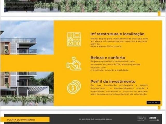 Imperdível apartamento à venda em Ubatuba SP, bairro Itaguá! 2 quartos, 2 suítes, 1 sala, 2 banheiro