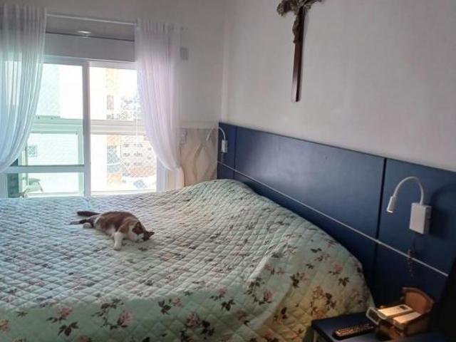 Imperdível apartamento de 2 quartos e 2 suítes no bairro Tupi em Praia Grande SP, com 90,30m² e vaga
