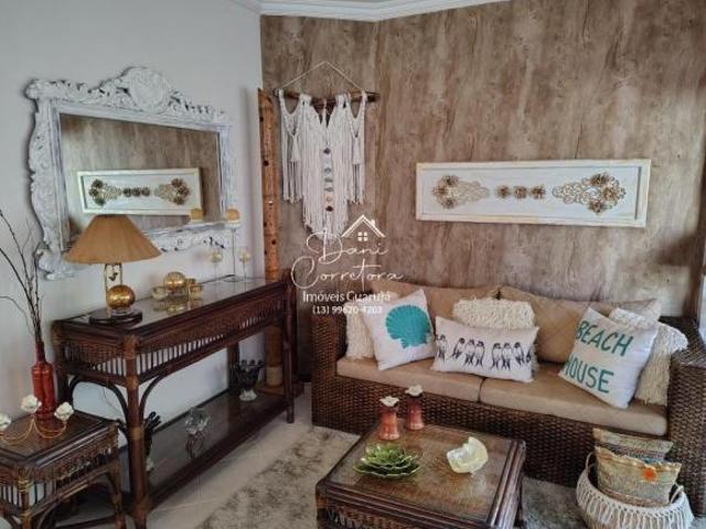 Imperdível apartamento decorado à venda em Guarujá SP, Jardim Astúrias: 4 quartos, 2 suítes, 2 salas