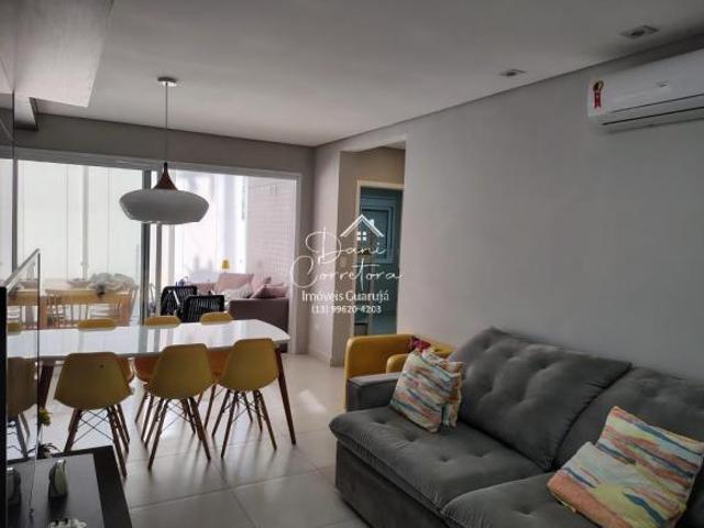 Imperdível apartamento garden frente mar no Tombo com lazer, 2 quartos, 2 suítes, 2 salas, 3 banheir