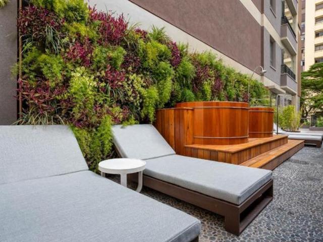 Sensacional apartamento garden para venda em Vila Nova Conceição com 1 quarto, sendo 1 suíte, 82m²