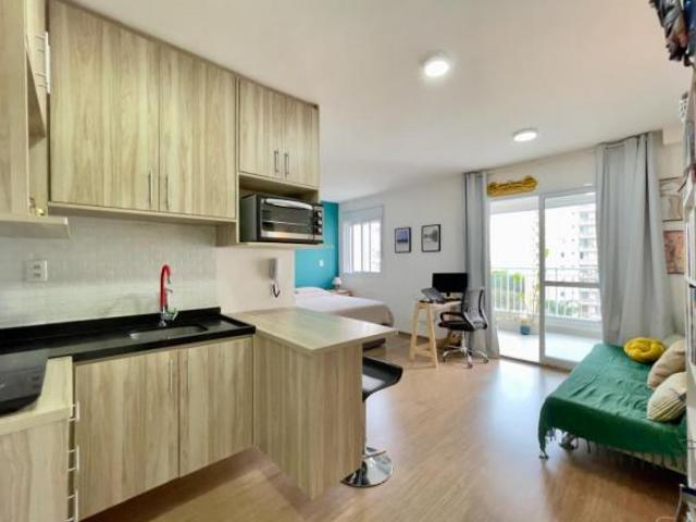 Confortável apartamento para venda em Campo Belo com 1 quarto, sendo 1 suíte, 37m²