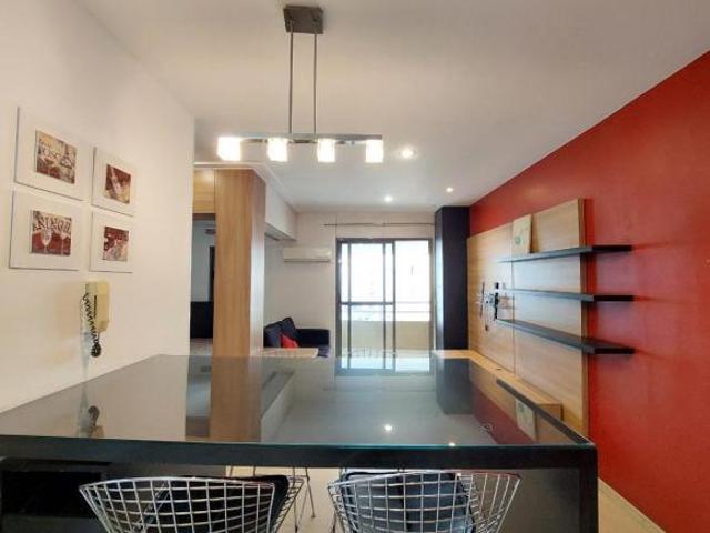 Atraente apartamento para venda em Brooklin Paulista com 1 quarto, 43m²