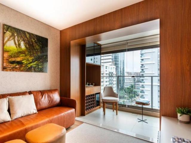 Versátil apartamento para venda em Jardim Paulista com 1 quarto, sendo 1 suíte, 40m²