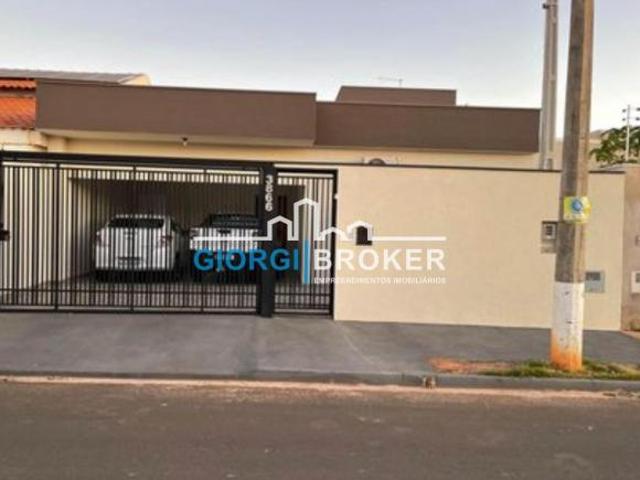 Imperdível casa à venda em Mirassol SP, Residencial Regissol II: 2 quartos, 2 suítes, 1 sala, 3 banh