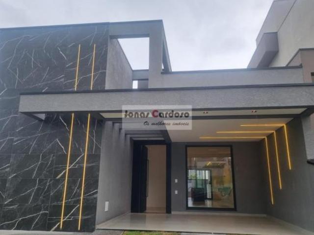Imperdível Casa térrea com piscina no condomínio Mosaico Essence com 3 quartos sendo 3 suítes, 2 sal